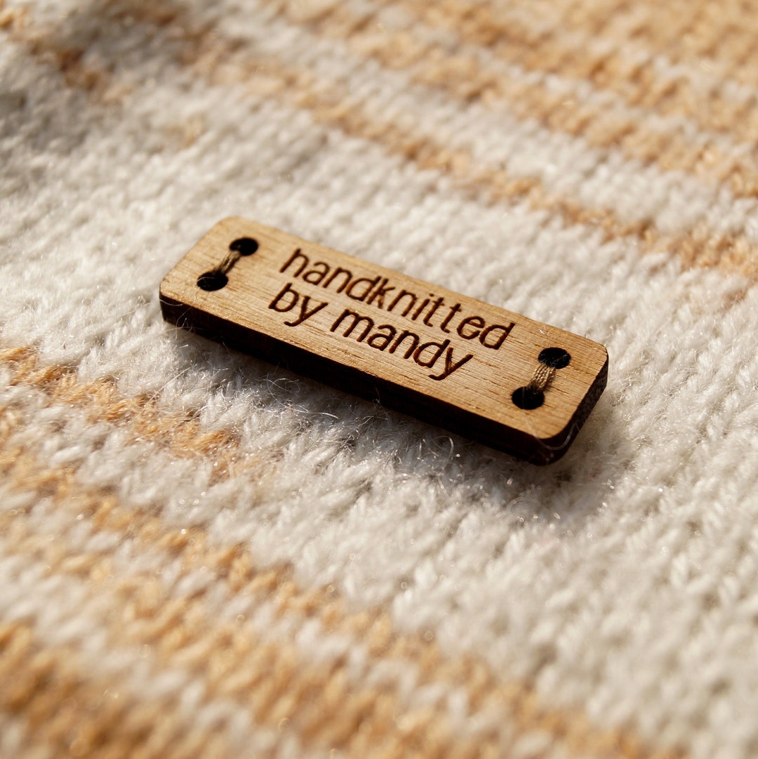 Wooden Labels, Custom Garment Labels, Personalized Clothing Label Tags ...