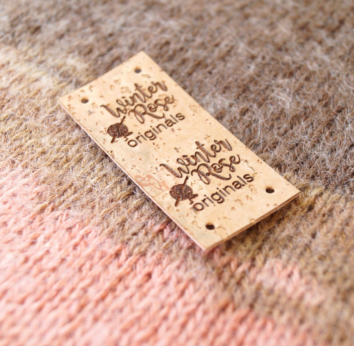 Custom Clothing Labels Vegan Cork Leather Labels Garment - Etsy