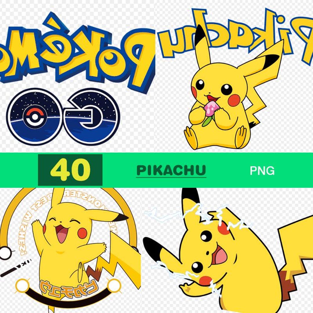 40 Pikachu Emoticons, Pikachu Prints, T Shirt Designs for Men Woman ...