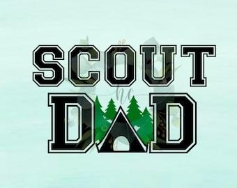 Scout Dad Svg - Etsy