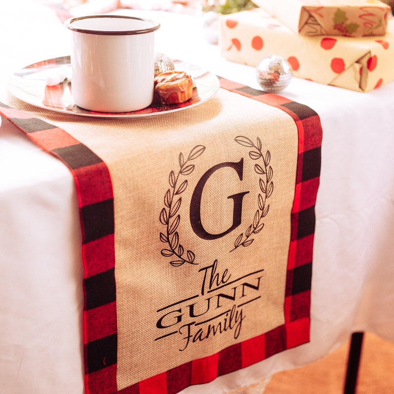 Buffalo Plaid Table Runner - Etsy
