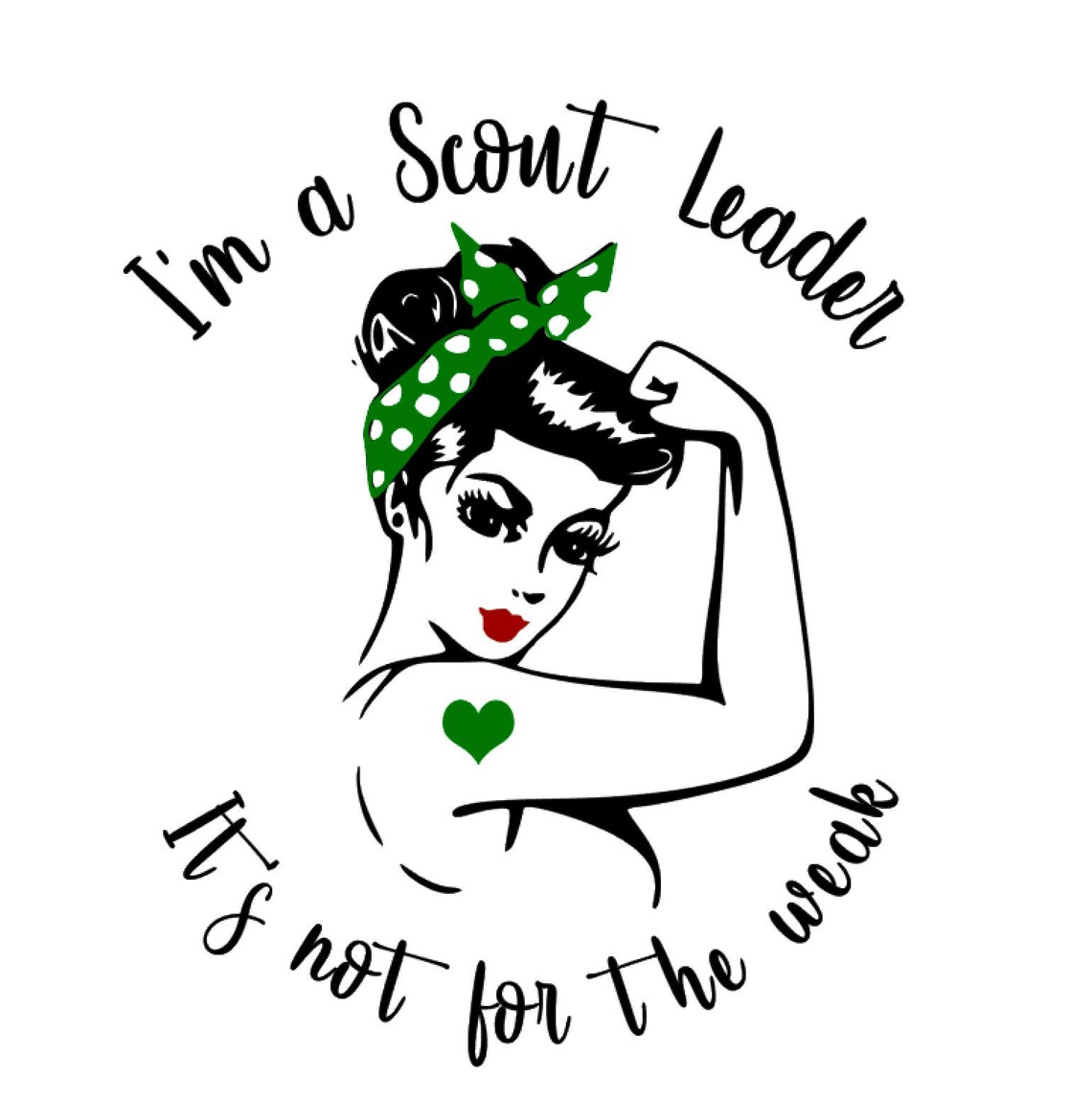 I'm A Scout Leader It's Not for the Weak SVG - Etsy