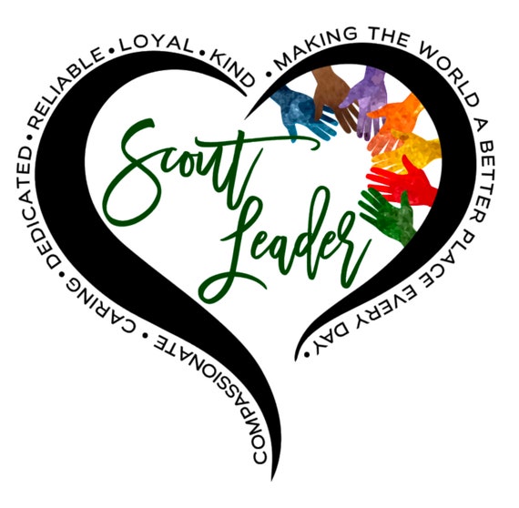 Scout Leader Heart SVG / JPEG / PNG File / Service Unit Cut - Etsy