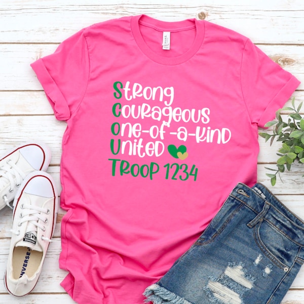 Girl Scout Troop Shirt - Etsy