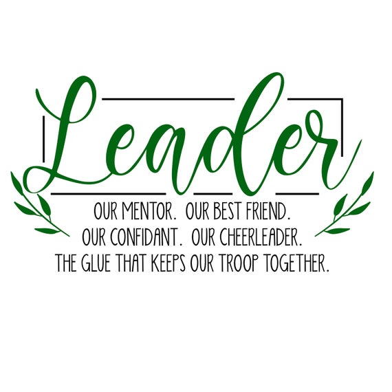 Scout Leader Definition SVG / Scout Leader Cut File / Troop | Etsy