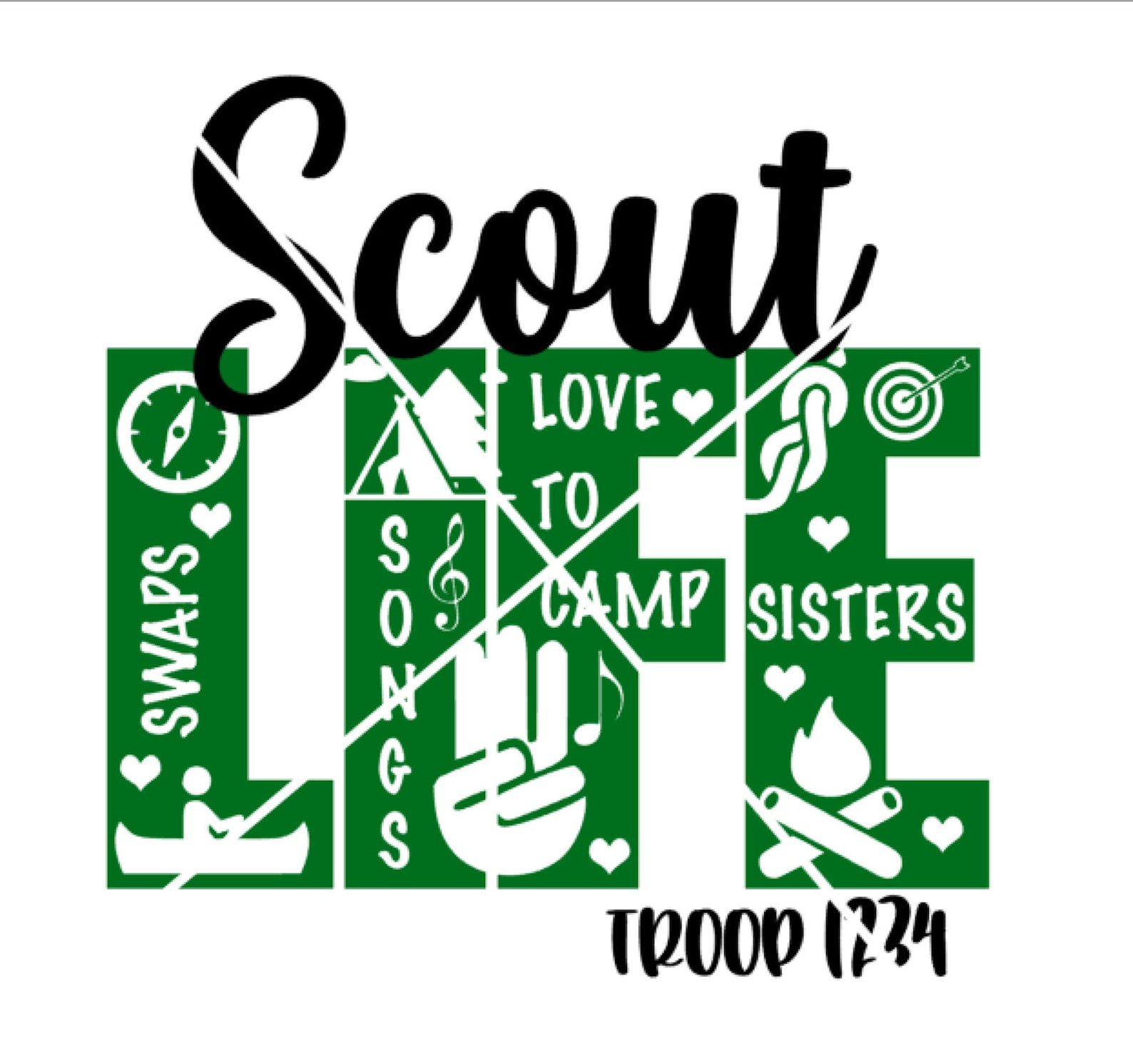 Scout LIFE SVG - Etsy