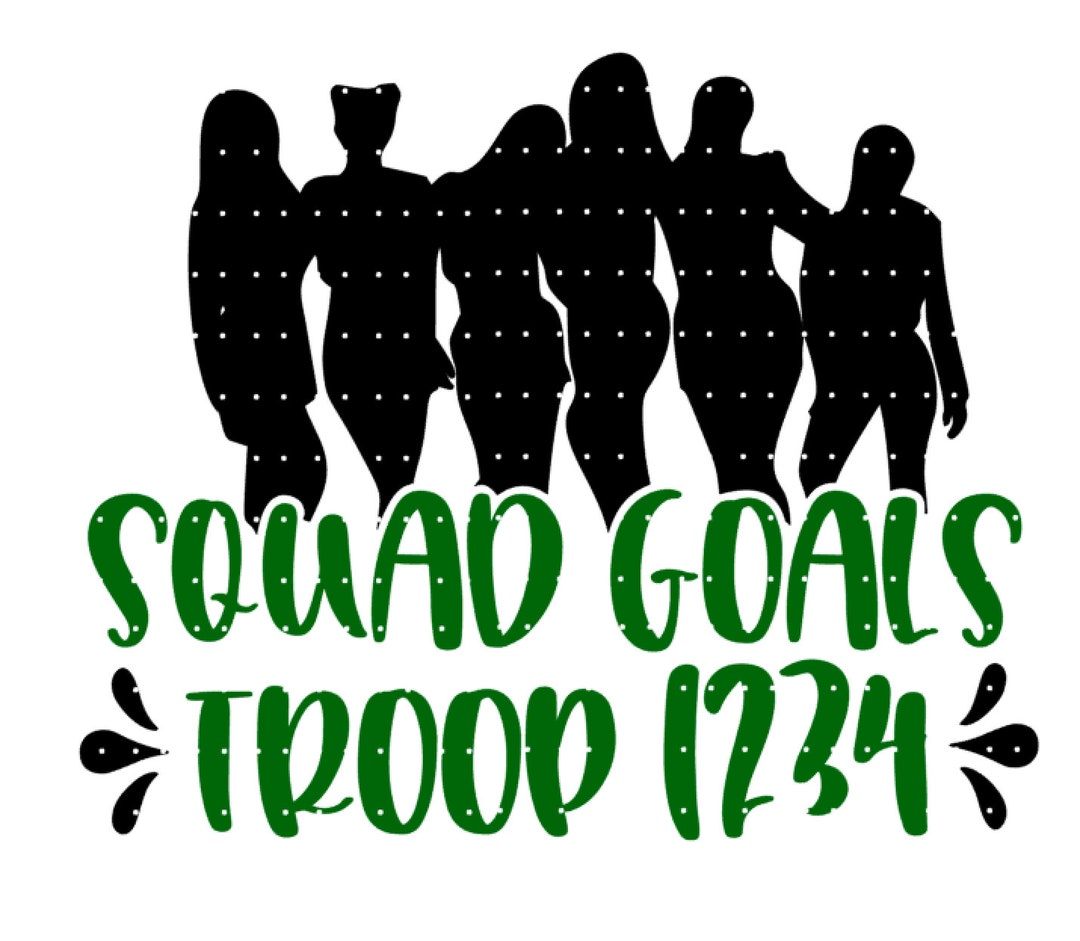 Squad Goals SVG - Etsy