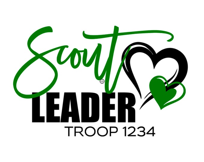 Scout Leader SVG / Scout Leader Cut File / Troop Leader SVG / Troop ...