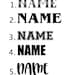 Name Add On - Etsy