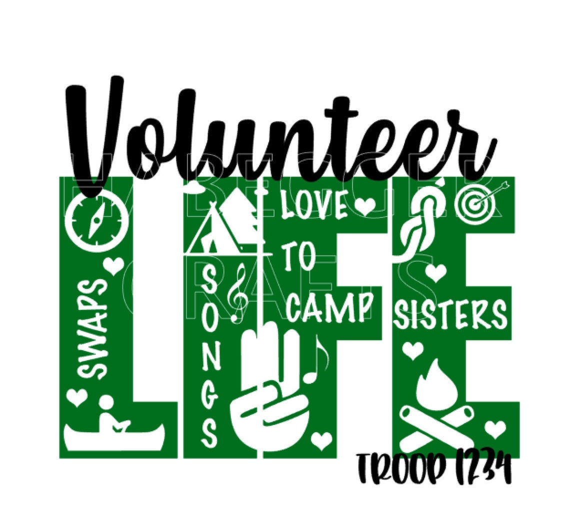 Scout Volunteer LIFE SVG - Etsy