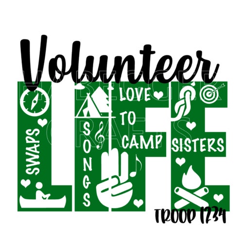 Scout Volunteer LIFE SVG - Etsy