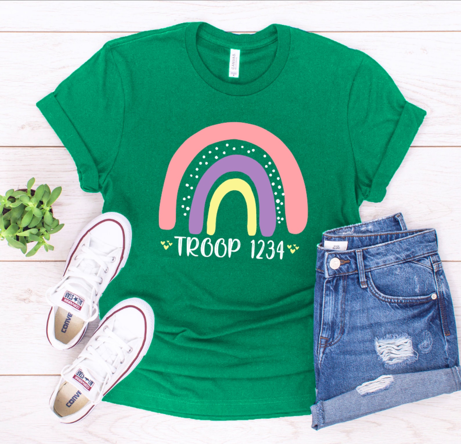 Rainbow Scout Troop Shirt - Etsy