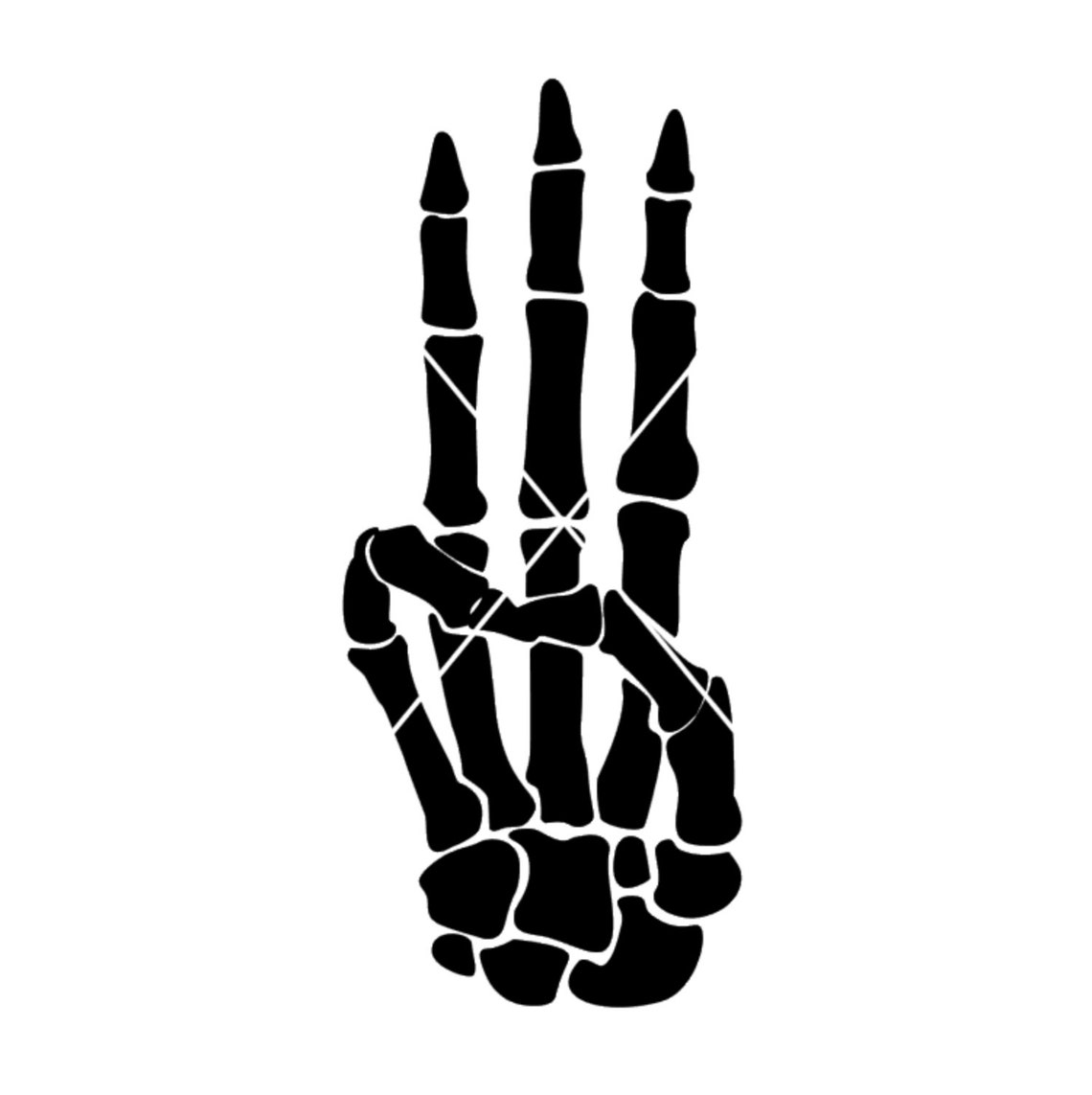 Skeleton Scout Sign / Skeleton Scout Finger Sign / Scout Sign - Etsy