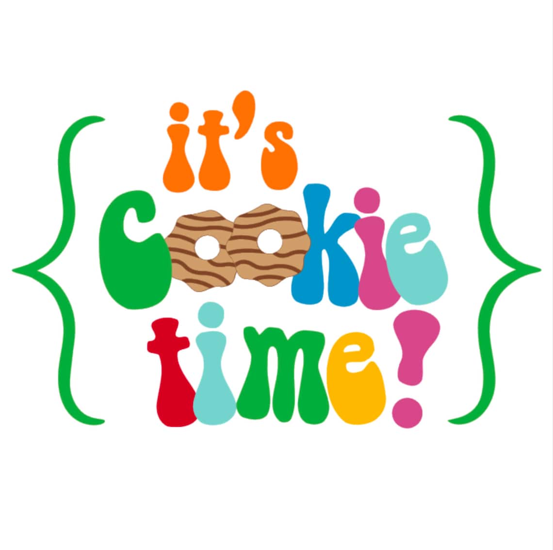It's Cookie Time SVG / Cookie Season Car Decal / Cookie - Etsy