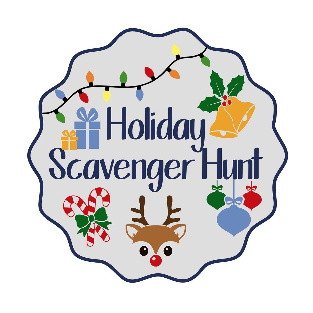 Holiday Scavenger Hunt Fun Patch - Etsy