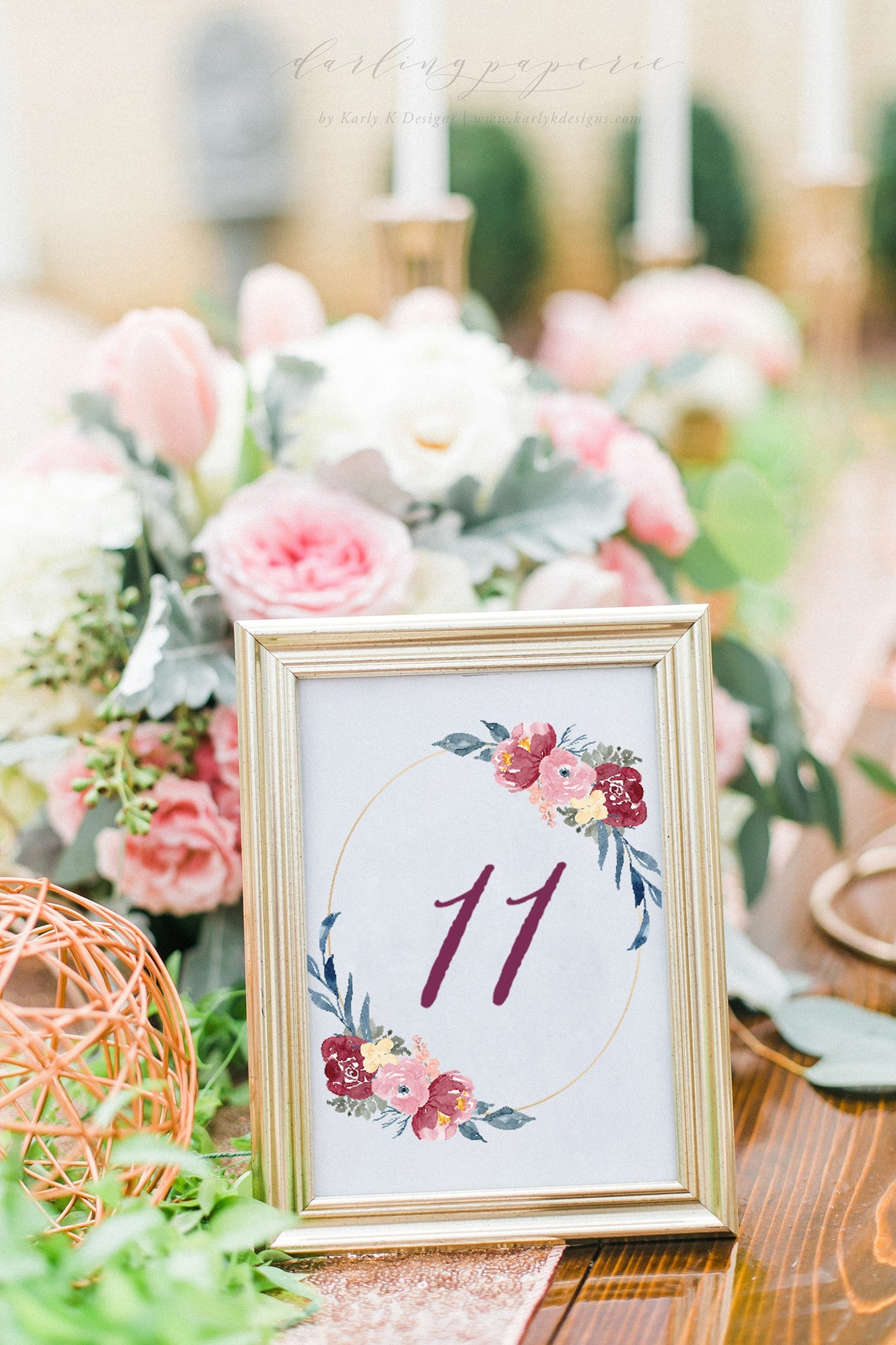 Wedding Table Numbers Rustic Table Numbers Table Number - Etsy