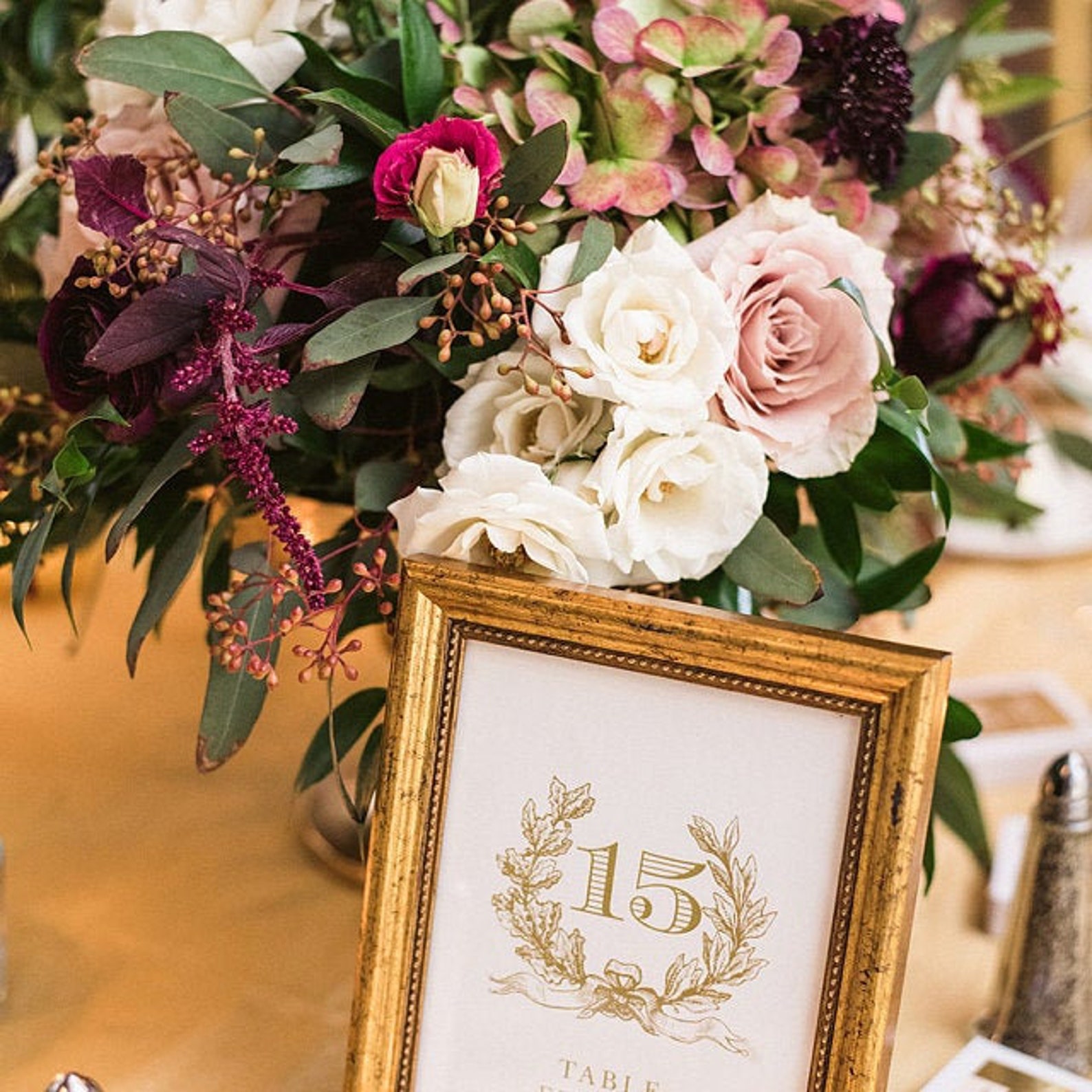 Wedding Table Numbers Gold Gold Table Numbers Table Numbers - Etsy