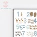 Alphabet and Numbers Printable, Colorful Alphabet Poster, ABC Print ...