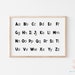 Alphabet Horizontal Printable Poster, Alphabet Wall Art, Lowercase ...