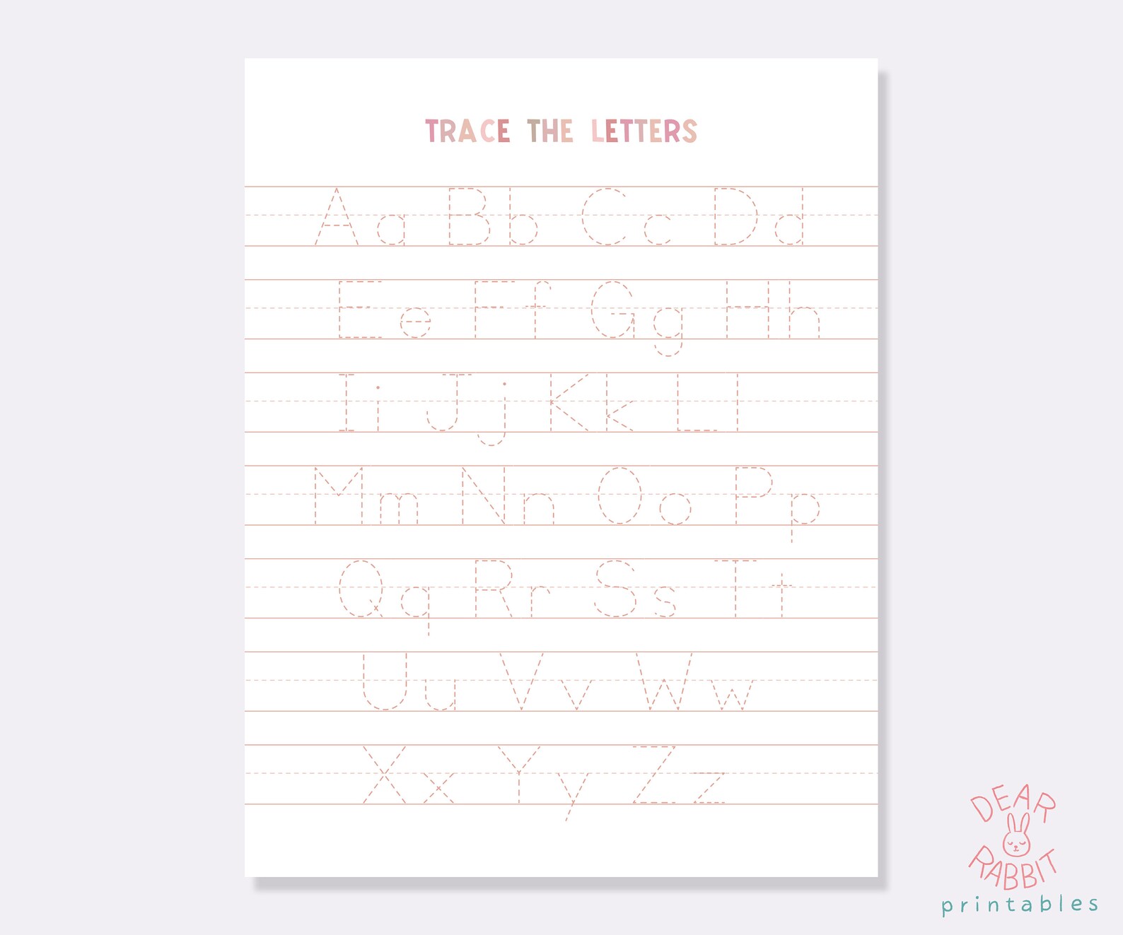 Alphabet Tracing Worksheets,alphabet Letter Tracing,printable ...