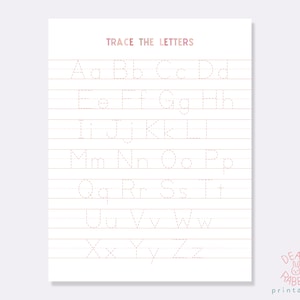 Alphabet Tracing Worksheets,alphabet Letter Tracing,printable ...