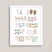 Animal Numbers Print, Nursery Print, Counting Poster, Kids Number ...