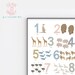 Animal Numbers Print, Nursery Print,counting Poster, Kids Number Poster ...