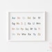Alphabet Horizontal Printable Poster, Alphabet Wall Art, Lowercase ...