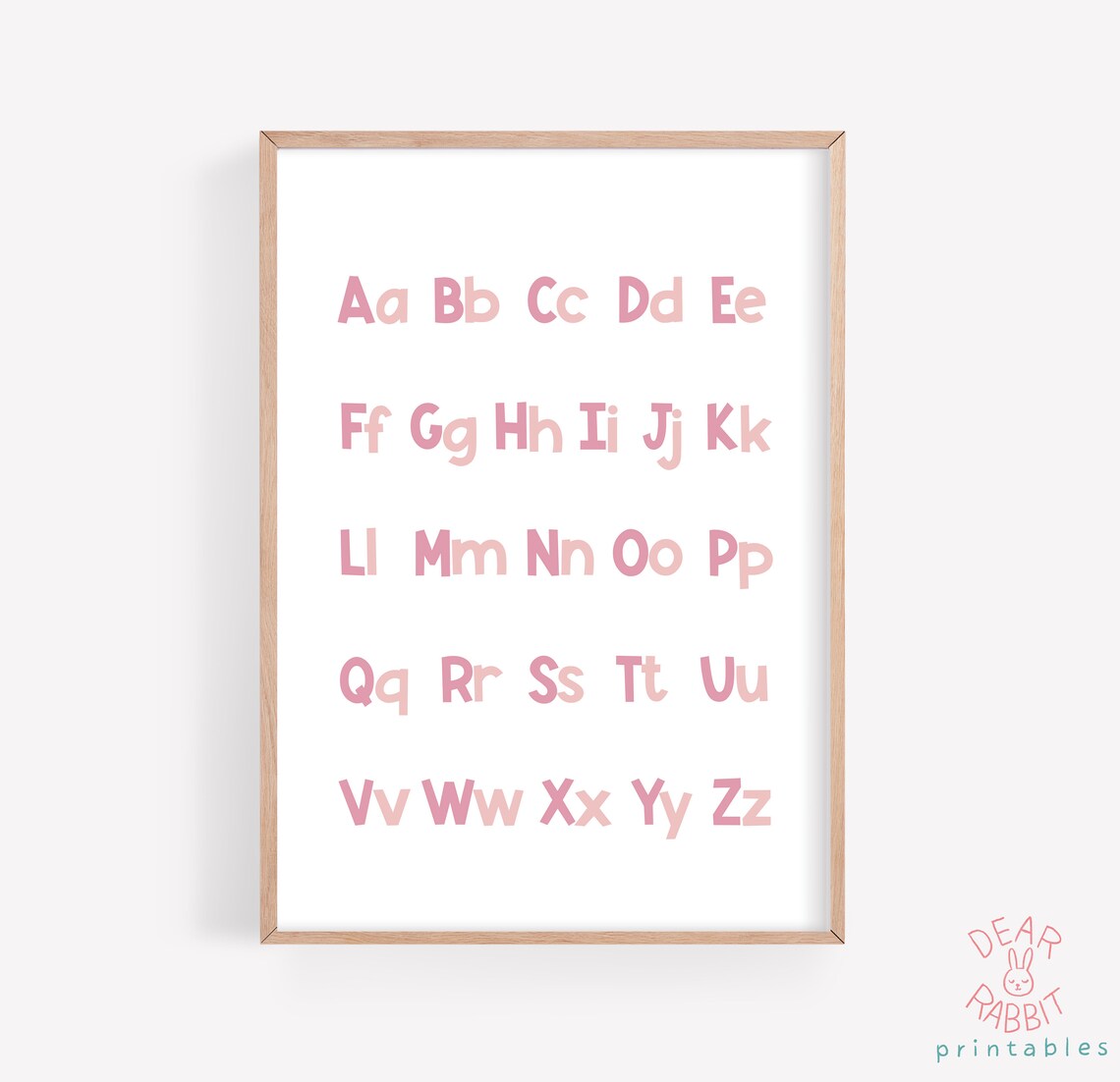Alphabet Printable, ABC Poster, Alphabet Wall Art, ABC Wall Art, ABC ...
