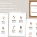 Numbers Flashcards Digital Download, Printable Flashcards, Numbers ...