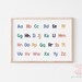 Alphabet Horizontal Printable Poster, Alphabet Wall Art, Lowercase ...