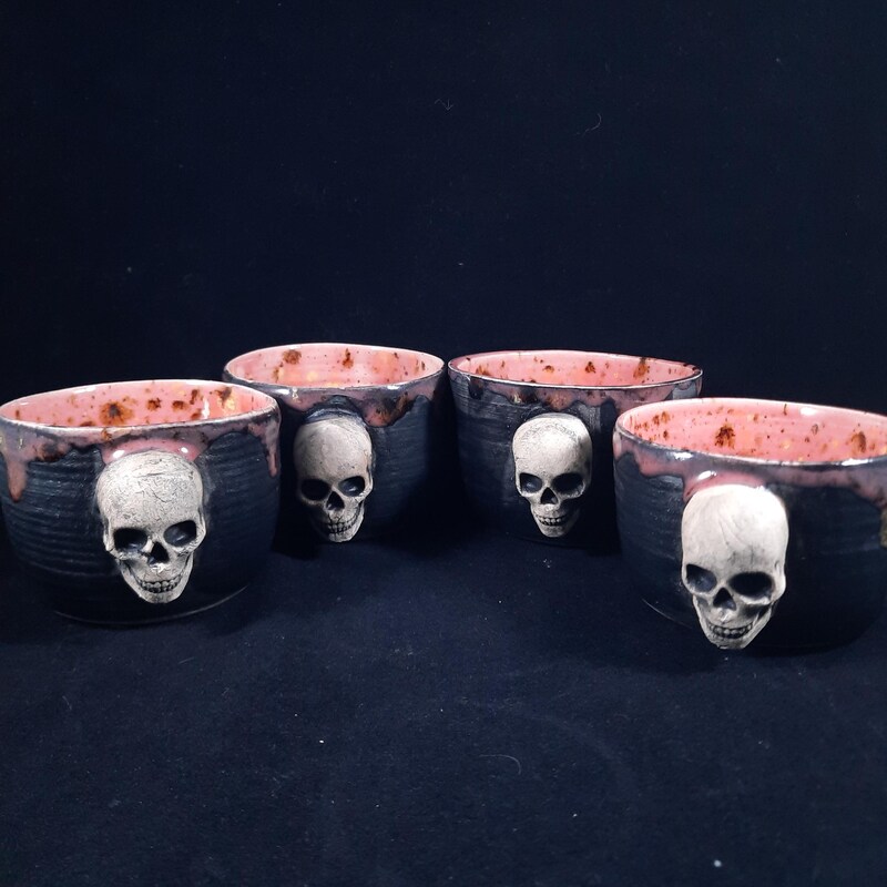 Skull Tea Cup - Etsy