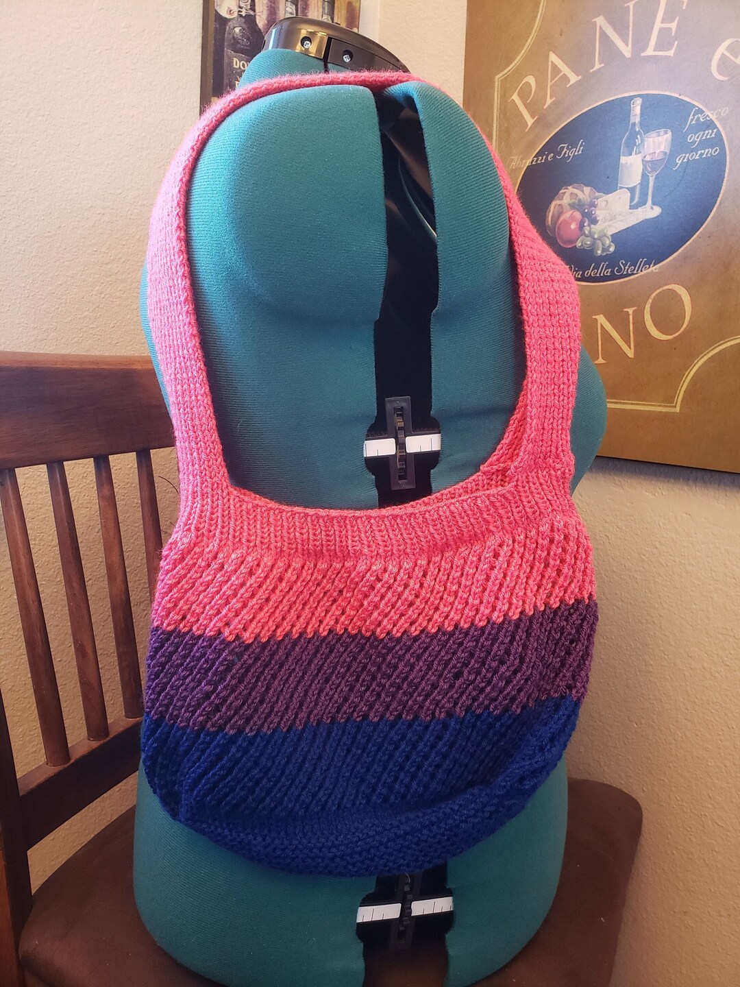 Bi Bisexual PRIDE Flag Bag, Farmer's Market Bag, Reusable Bag, Shoulder ...