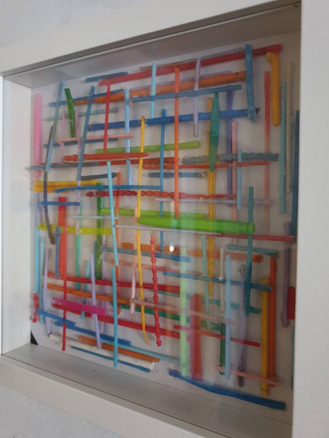 Plastic Pollution Modern Abstract Wall Hanging Coastal Art - Etsy