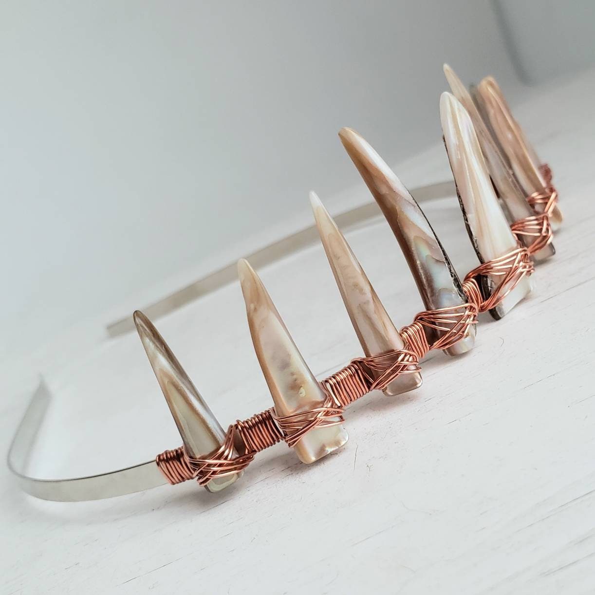 Spiky Shell Fairy Crown - Faerie Wear - Hair Jewelry - Mermaid ...