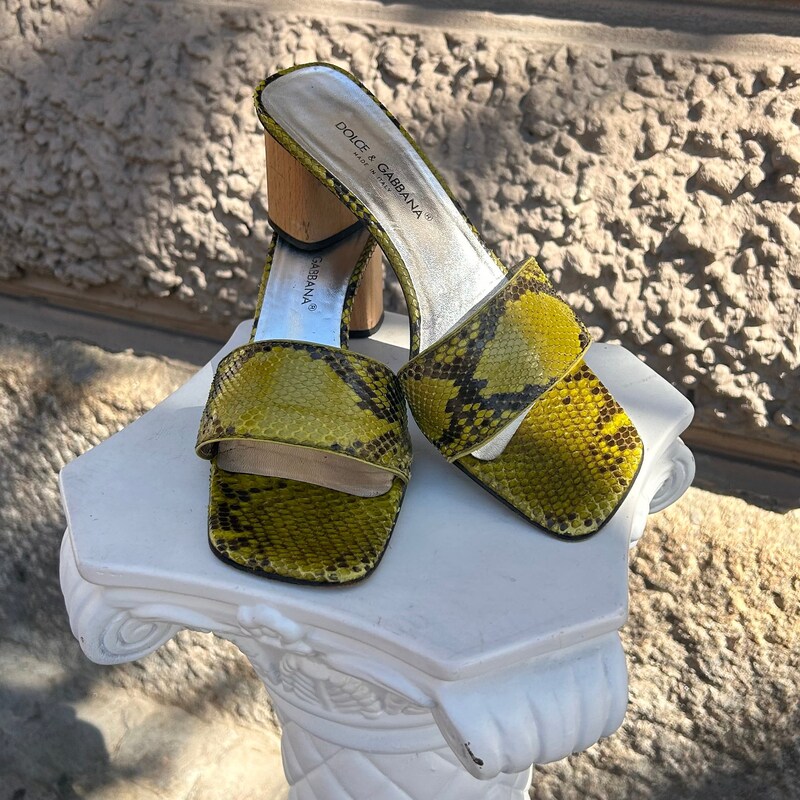 Snakeskin Mules - Etsy