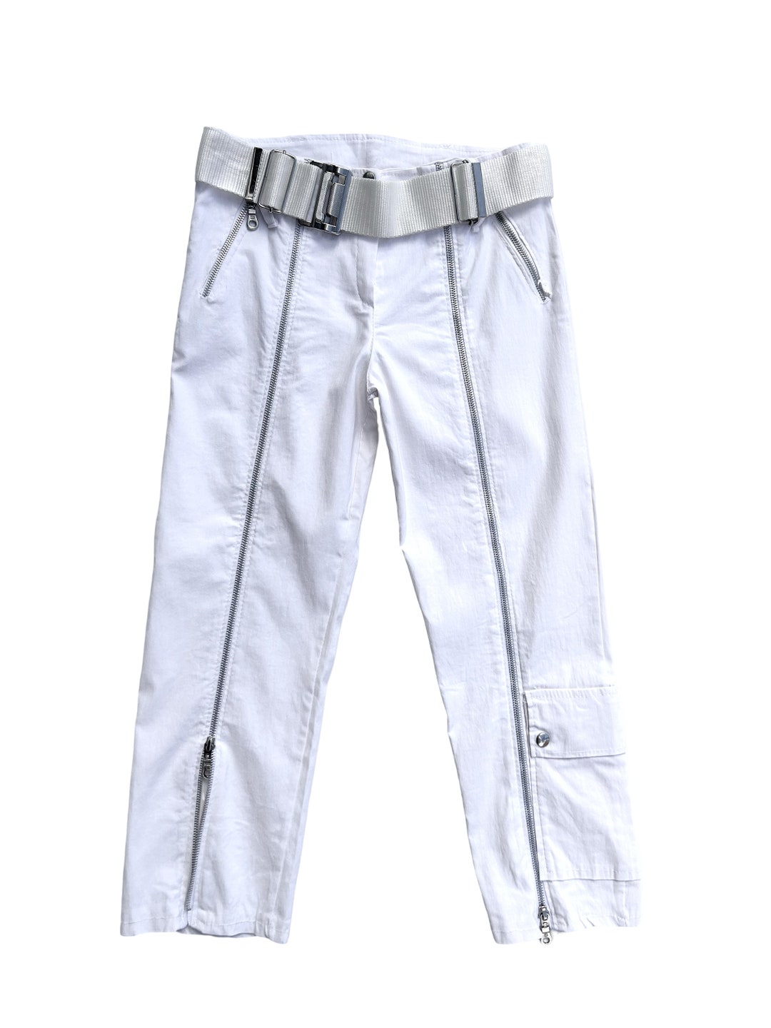 Y2K RICHMOND Zipper Capri Pants Designer Vintage Rare Italian - Etsy