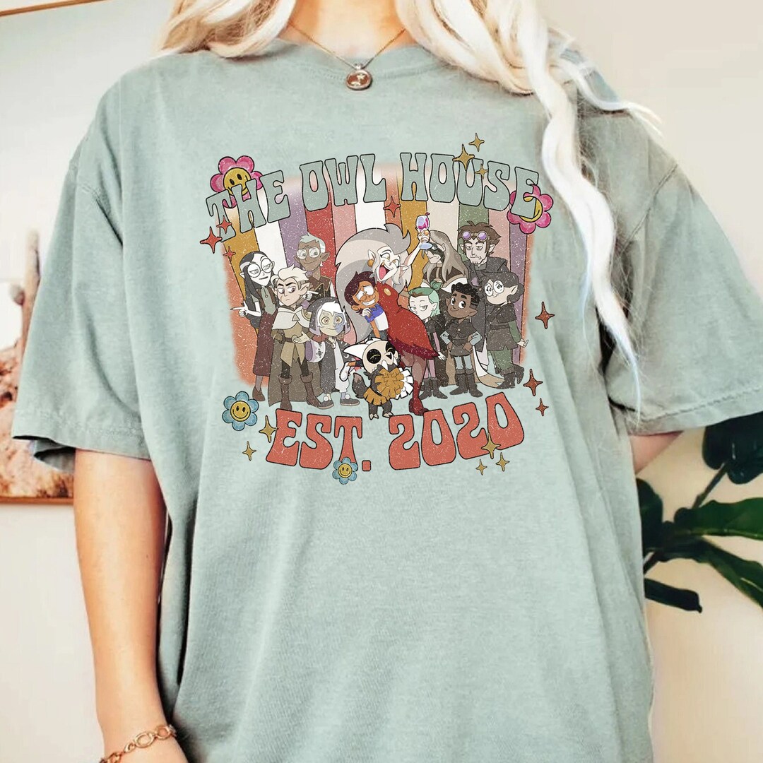 Disney the Owl House Character Shirt, Owl House Hexside School Shirt ...