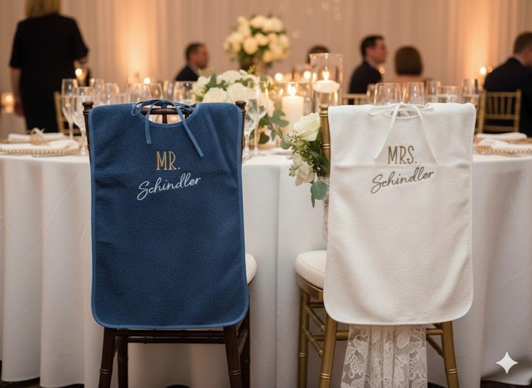 Bride and Groom Bibs - Wedding Gift - Funny Engagement Gift ...