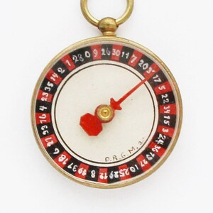1930s German Pocket Roulette Wheel, Gift for Gambler, Gambler Gift Idea ...