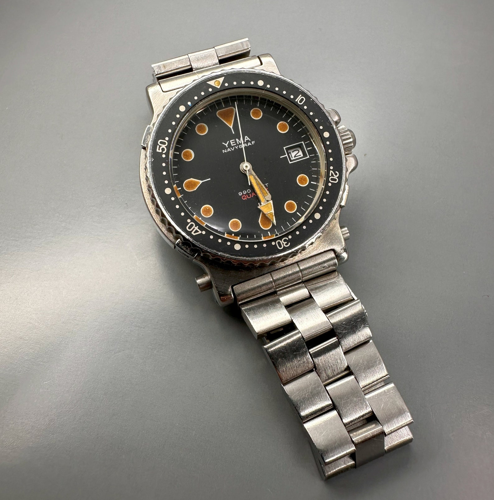 Vintage Yema NAVYGRAF Quartz R40436 - Etsy