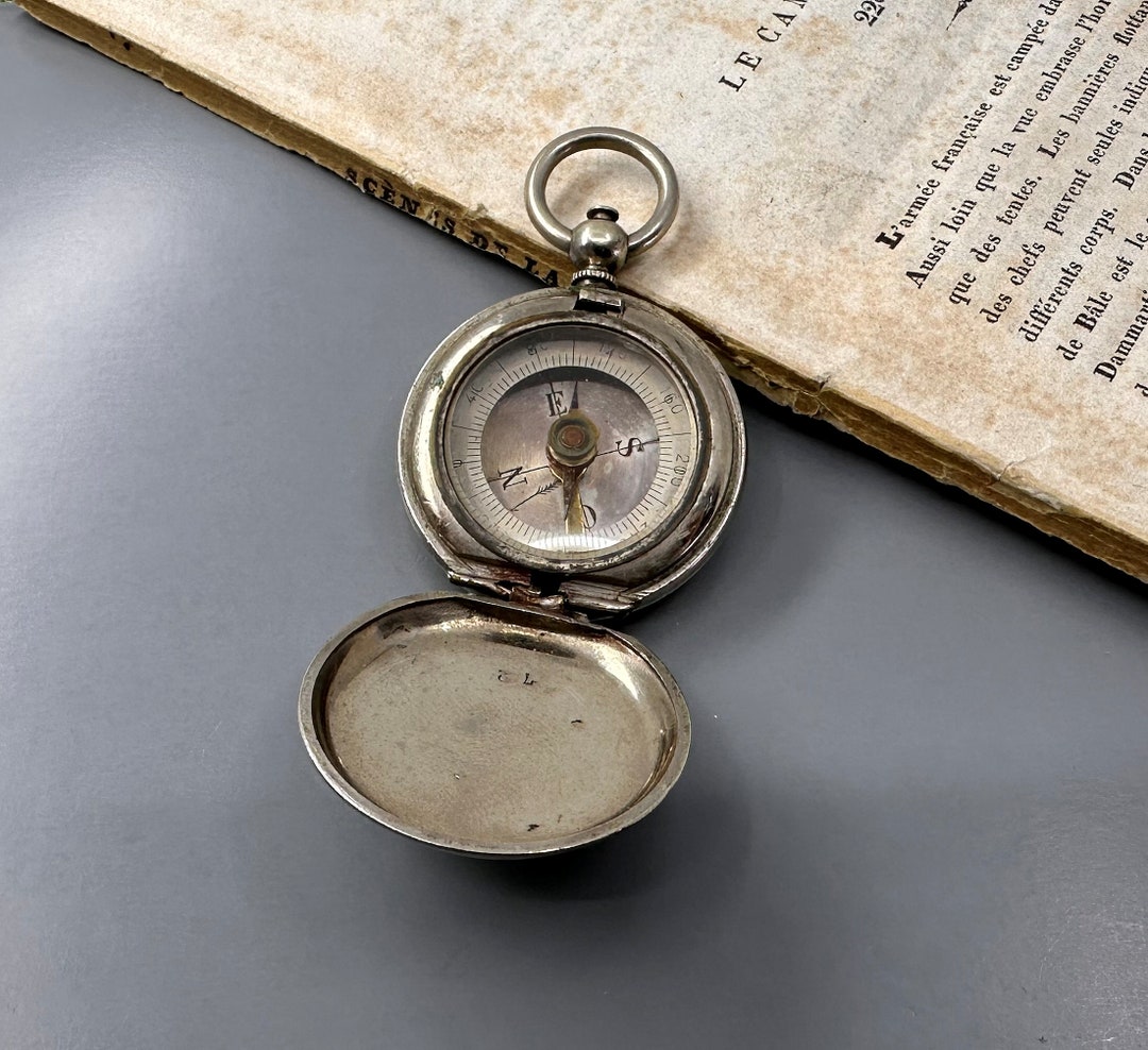 Antique French Hunter Compass by Verpiot - Etsy