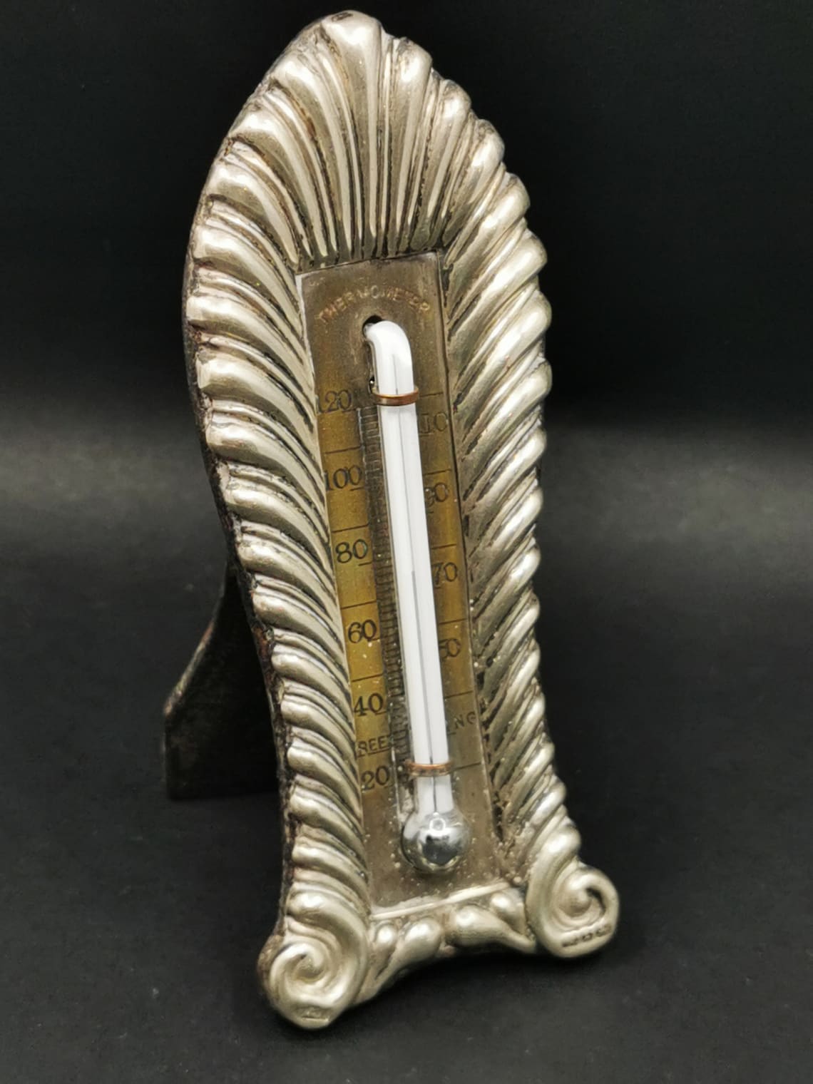 Beautiful Silver Thermometer Fahrenheit Thermometer Perfect | Etsy