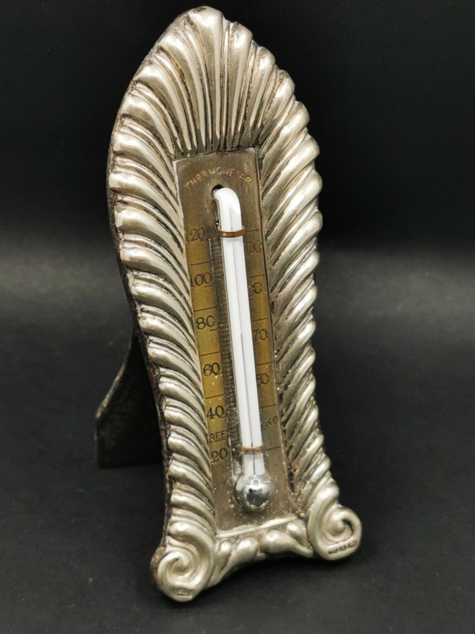 Beautiful Silver Thermometer Fahrenheit Thermometer Perfect | Etsy