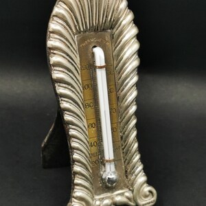 Beautiful Silver Thermometer Fahrenheit Thermometer Perfect - Etsy
