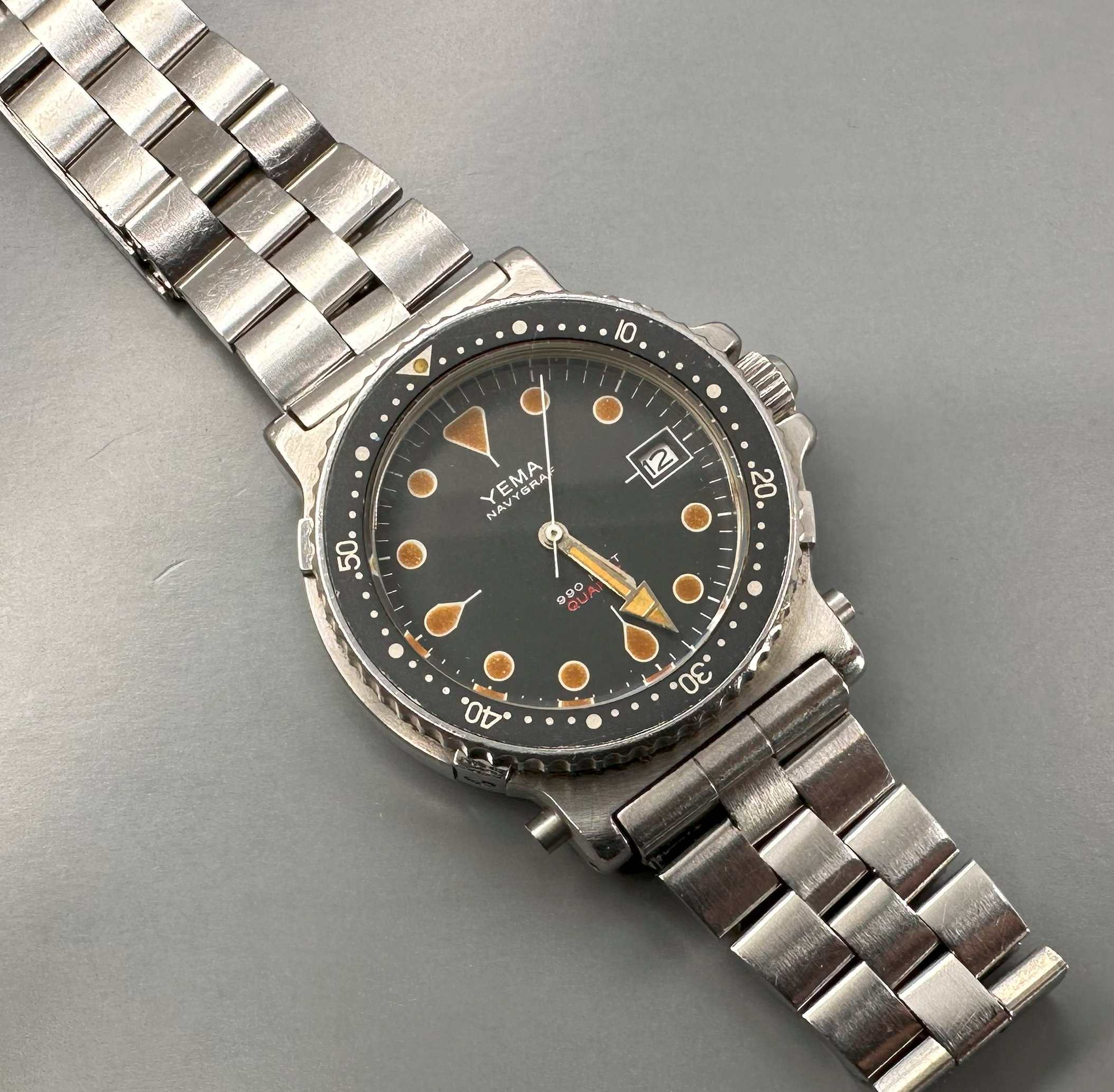 Vintage Yema NAVYGRAF Quartz R40436 - Etsy