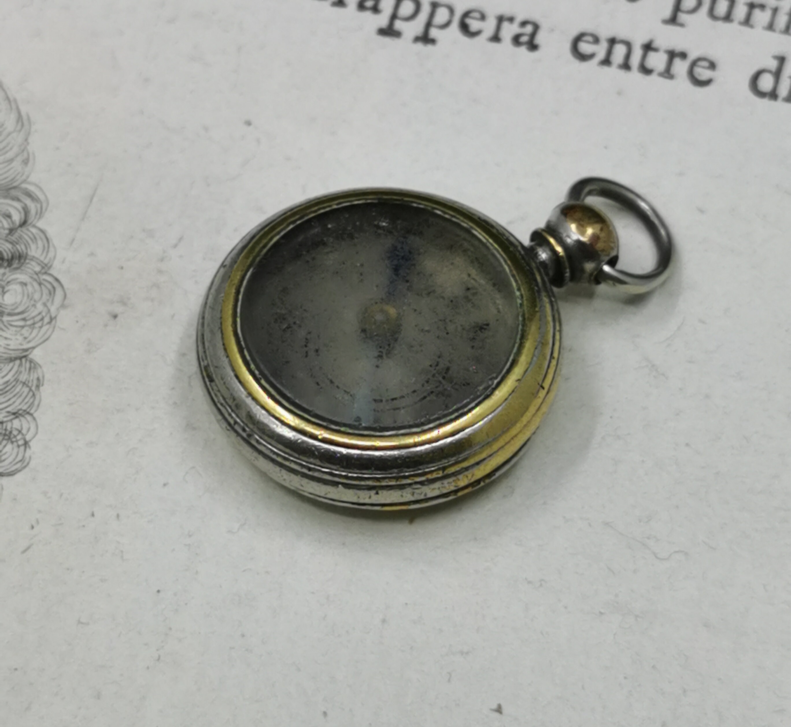 Antique French Compass, Brass Compass - Etsy