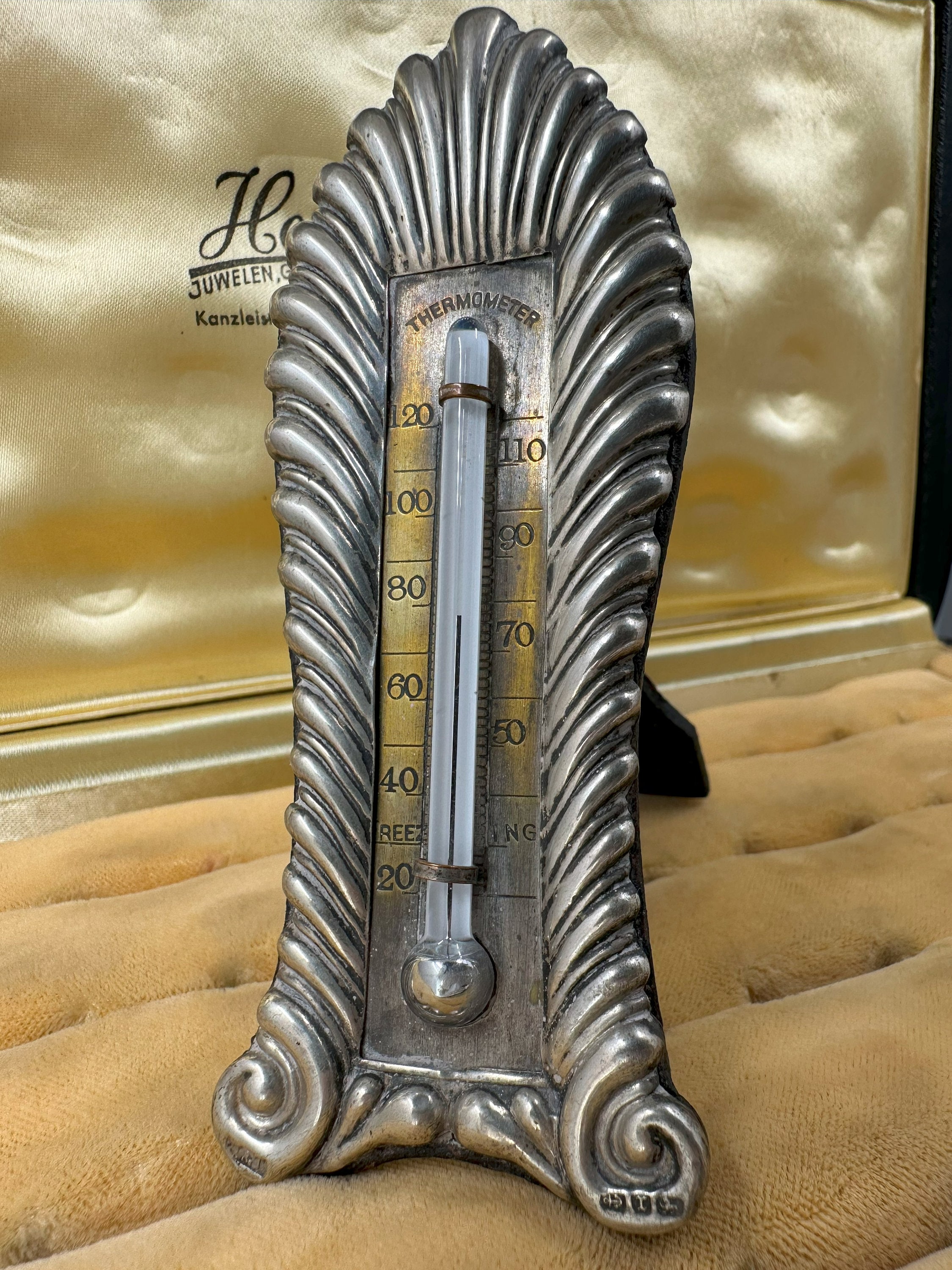 Beautiful Silver Thermometer Fahrenheit Thermometer, Perfect Gift - Etsy