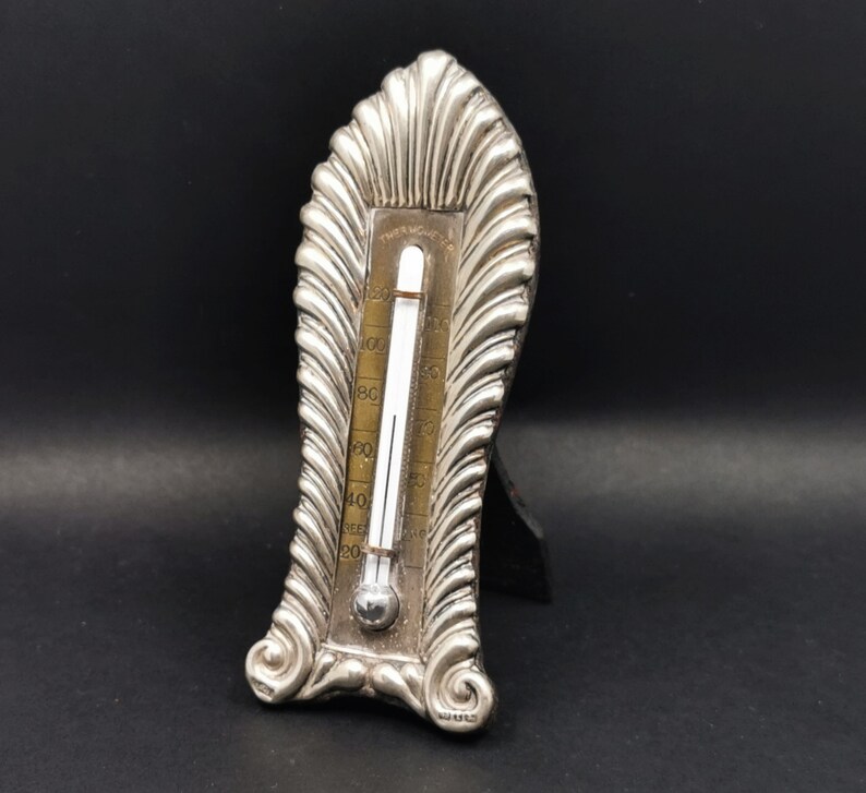 Beautiful Silver Thermometer Fahrenheit Thermometer Perfect - Etsy