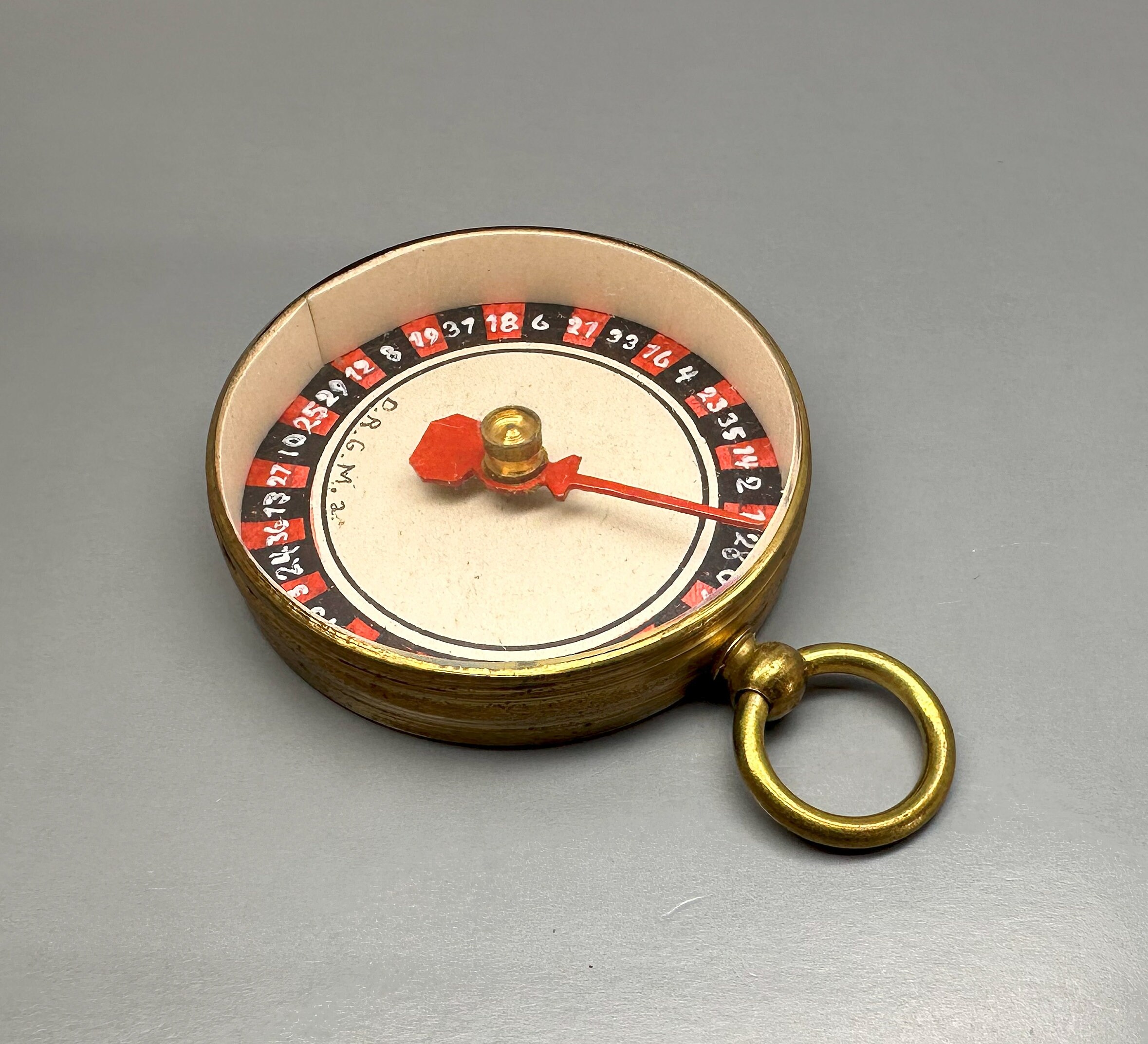 1930s German Pocket Roulette Wheel, Gift for Gambler, Gambler Gift Idea ...